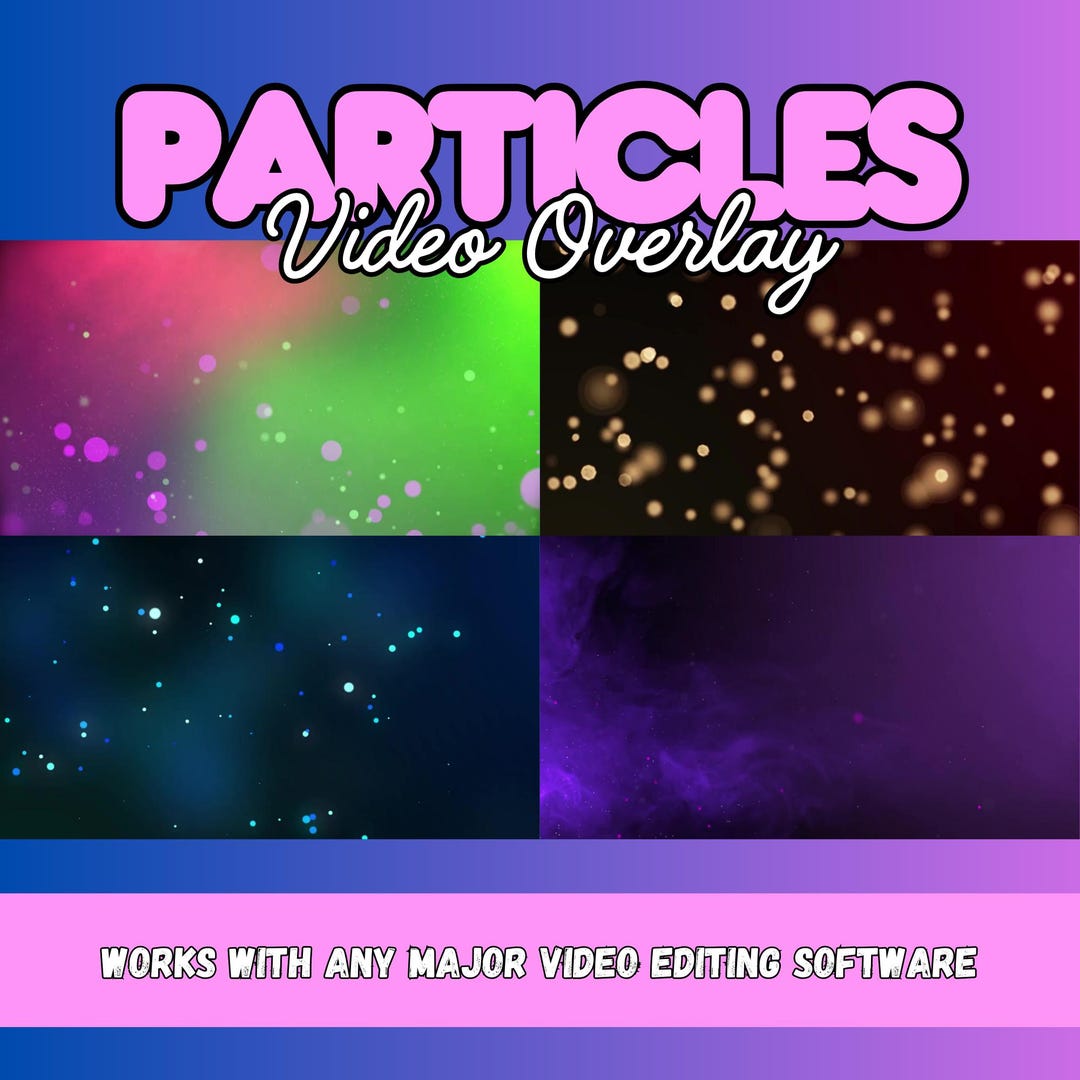 Animated Particle Overlays | Cinematic MP4 Backgrounds for Video ...