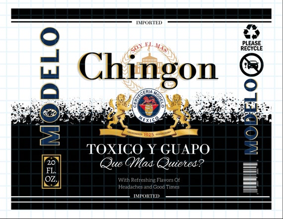 Chingon Toxico Y Guapo 20 Oz Sublimation Wrap - Etsy