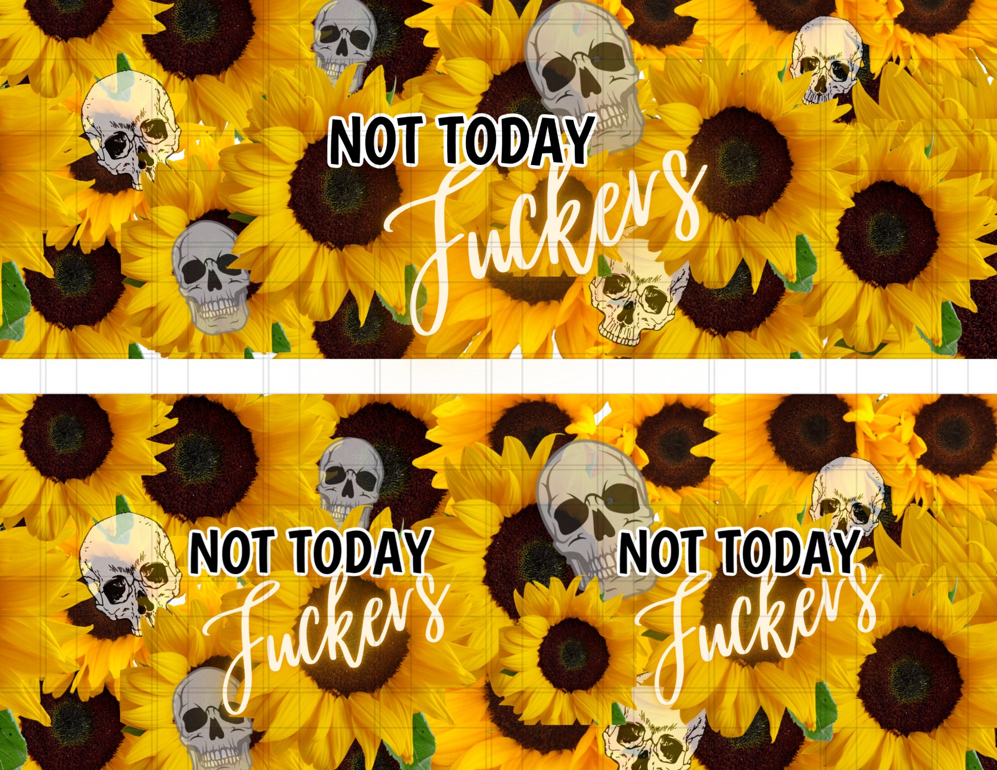Not Today Fuckers 10oz-15oz Digital Print - Etsy