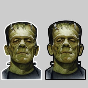 Frankenstein's Monster Die Cut Sticker - Etsy