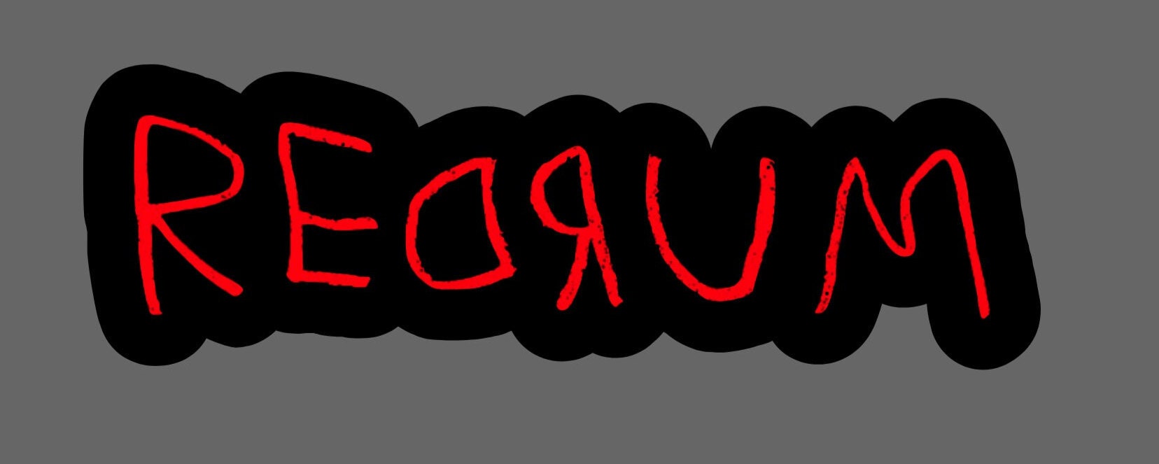 Redrum the Shining Die Cut Sticker - Waterproof - Etsy