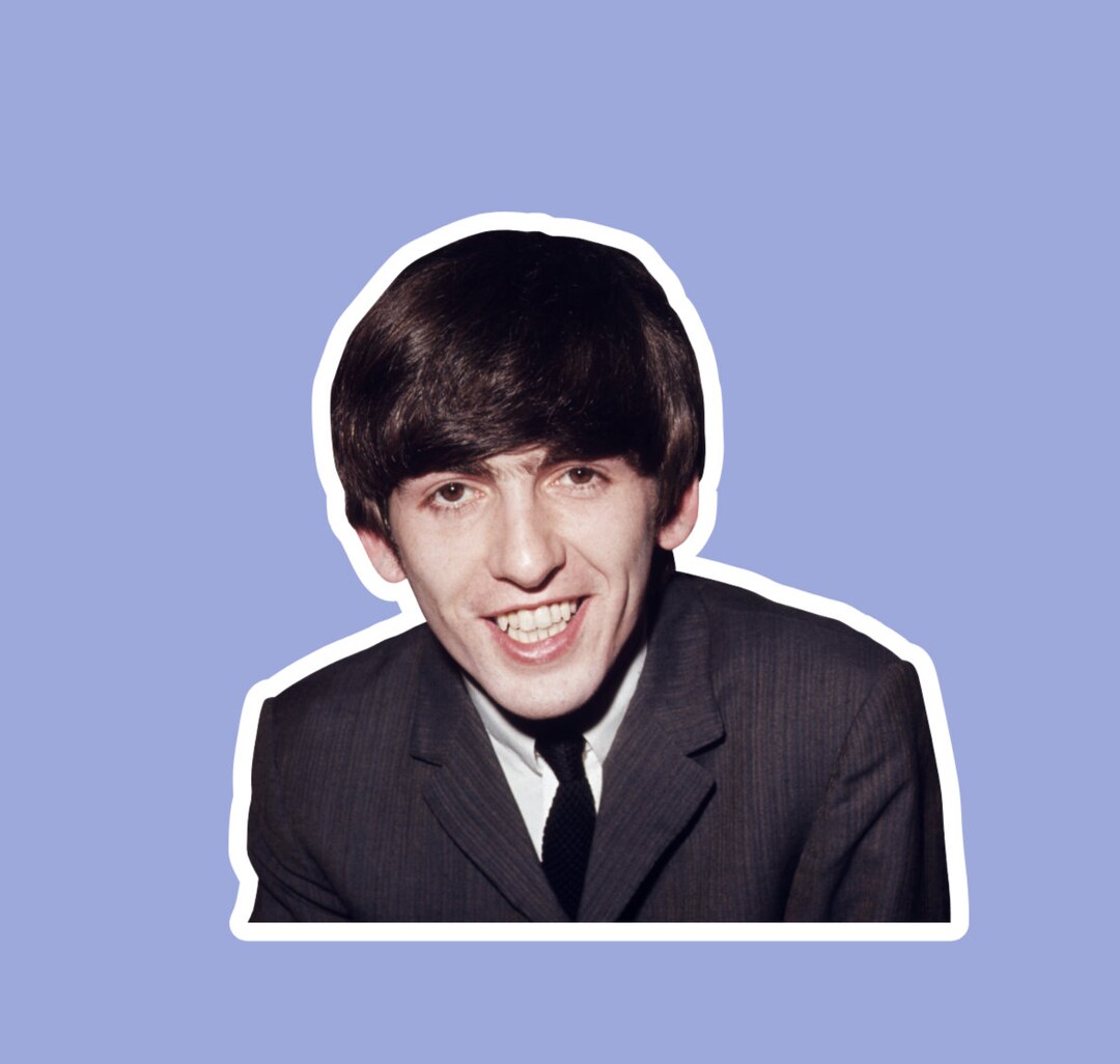 The Beatles George Harrison Sticker Decal - Etsy