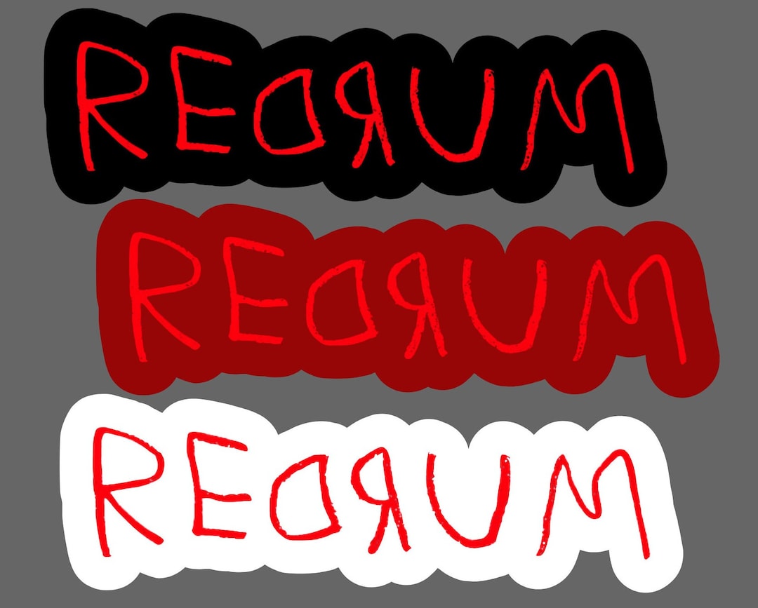 Redrum the Shining Die Cut Sticker - Waterproof - Etsy