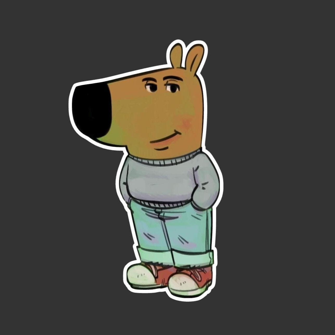 Chill Guy Meme Die Cut Sticker Decal - Etsy