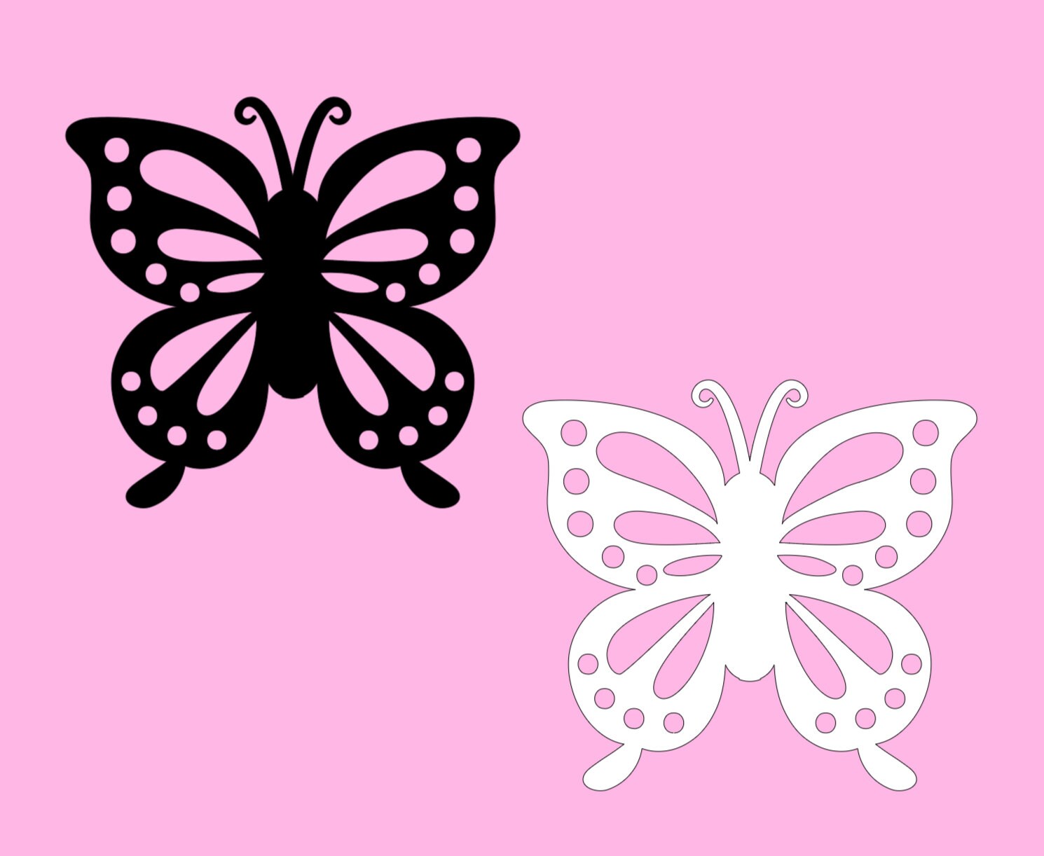 Butterfly Vinyl Decal - Etsy