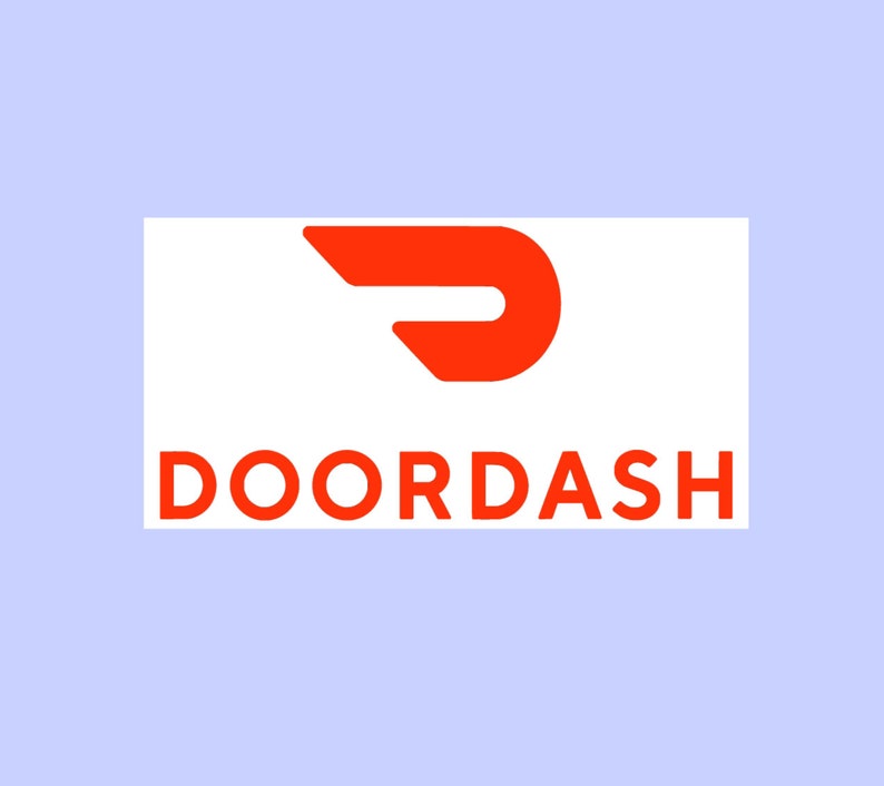 Doordash Sticker Decal - Etsy