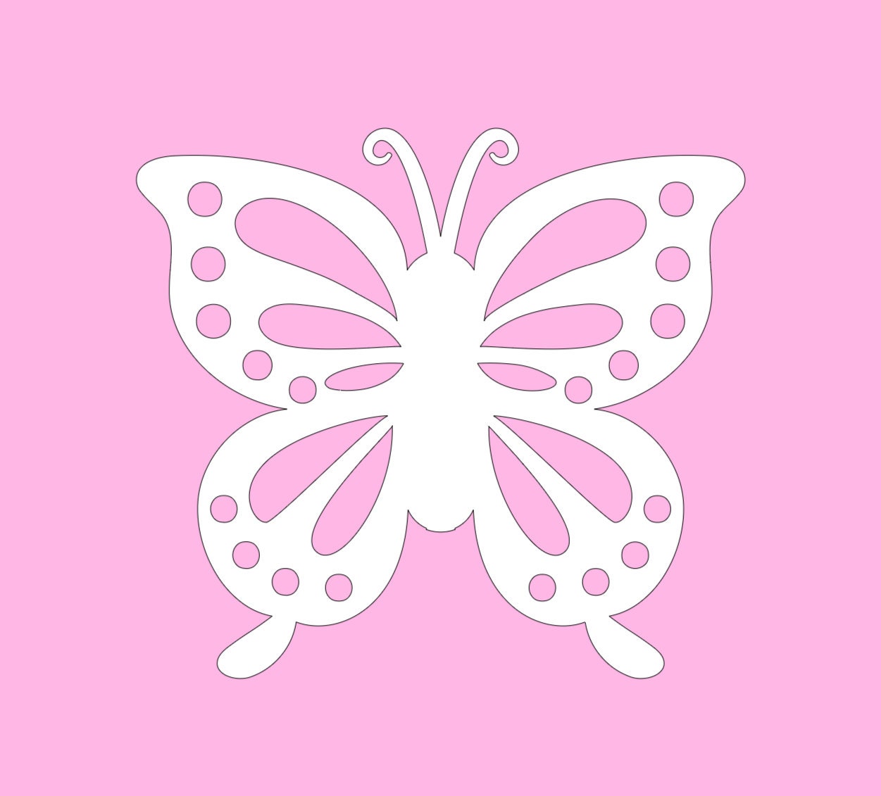 Butterfly Vinyl Decal - Etsy