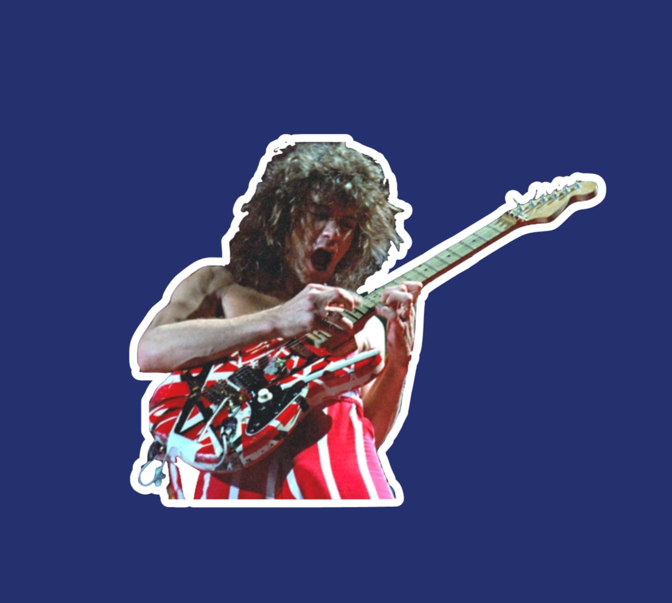Eddie Van Halen Die Cut Sticker Decal - Etsy