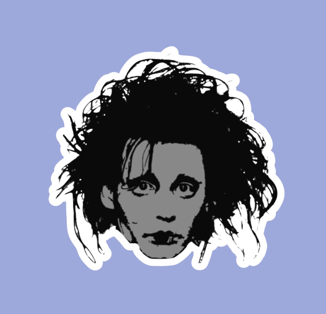 Edward Scissorhands Sticker Decal - Etsy