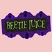 Beetlejuice Logo Sticker Decal - Etsy