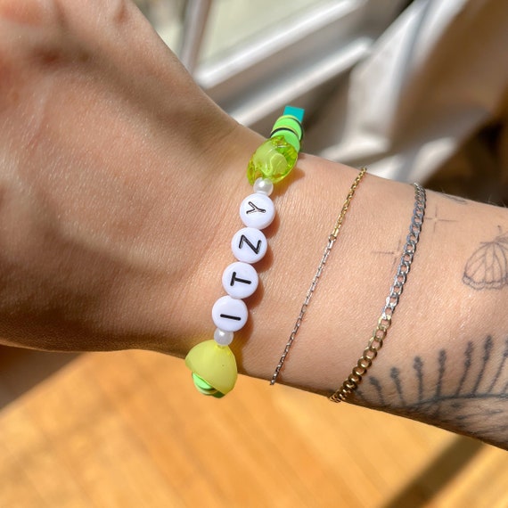 ITZY Bracelet Custom Trendy Y2K Kpop Beaded Jewelry - Etsy