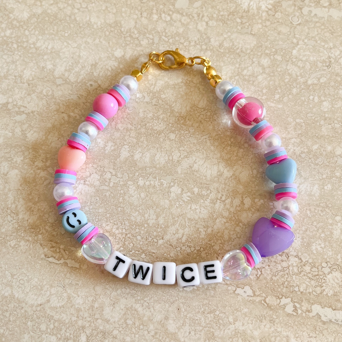 Twice What is Love Bracelet, Custom Y2K Kpop Beaded Jewelry - Etsy