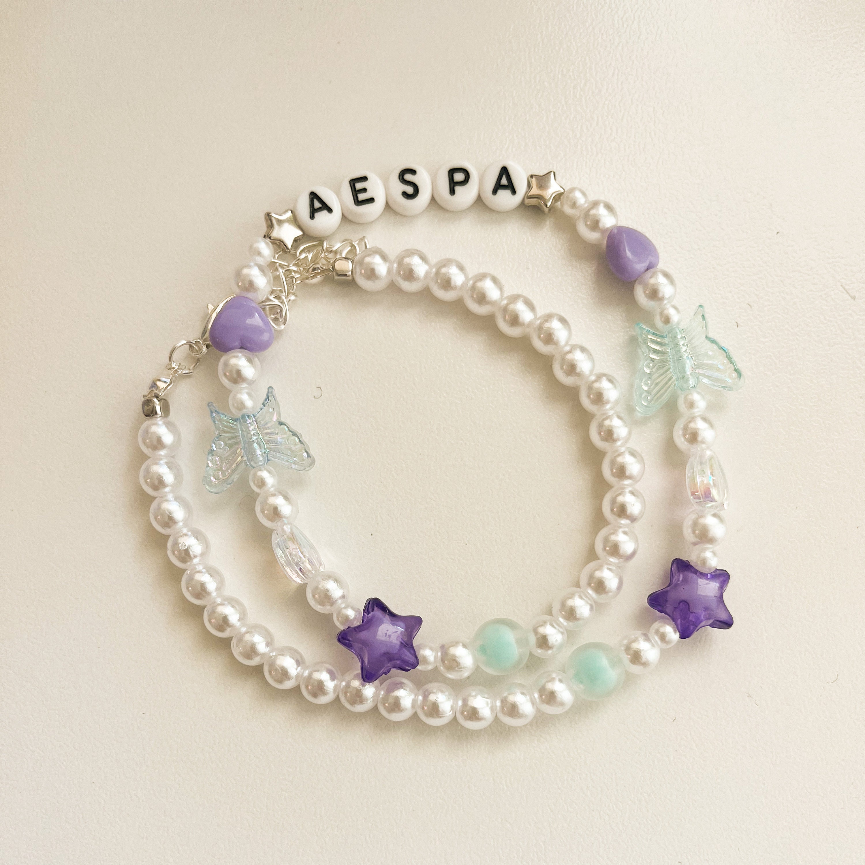 AESPA Necklace in Aespa Colors, Custom Trendy Y2K Kpop Jewelry - Etsy