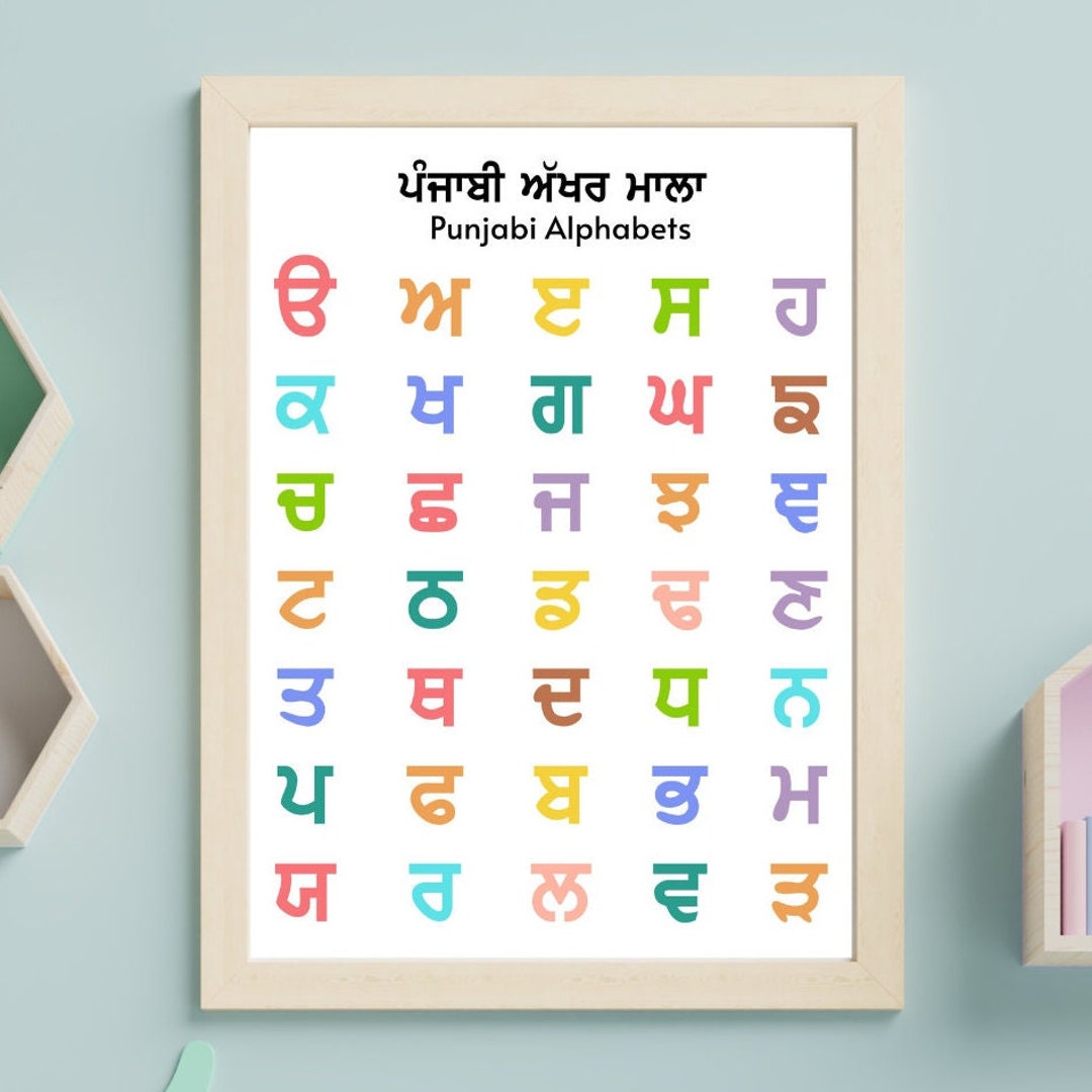 Punjabi Alphabet Chart