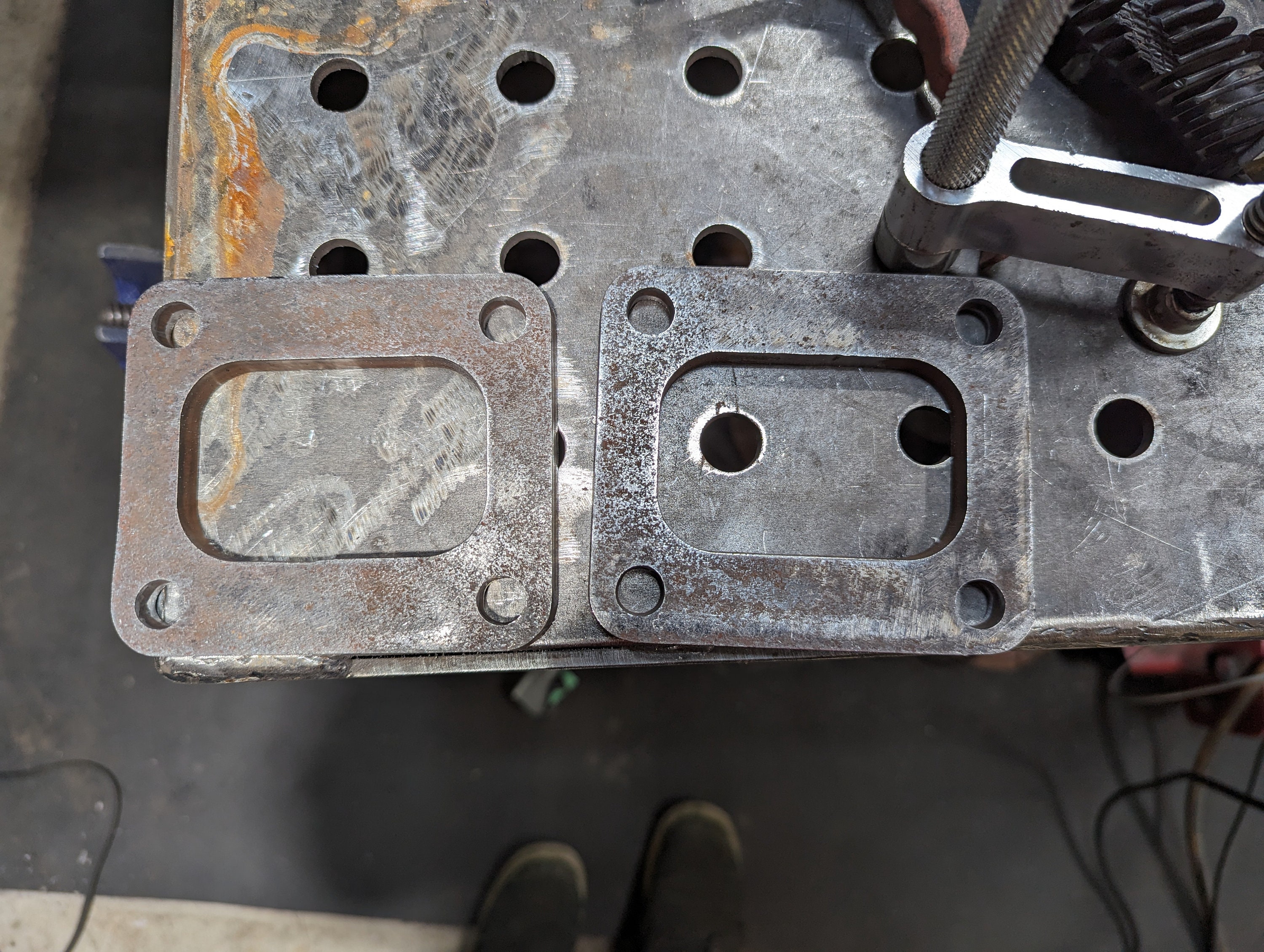 T4 Turbo Flange DXF File - Etsy