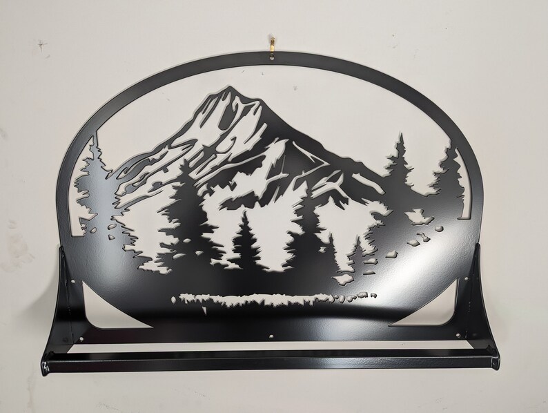 Mountain Towel Rack DXF File - Etsy