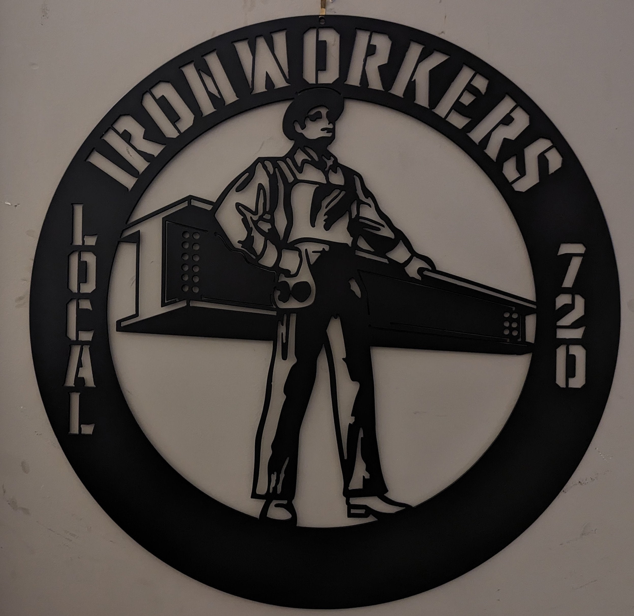 Ironworkers Union Sign With Space for Local Number - Etsy