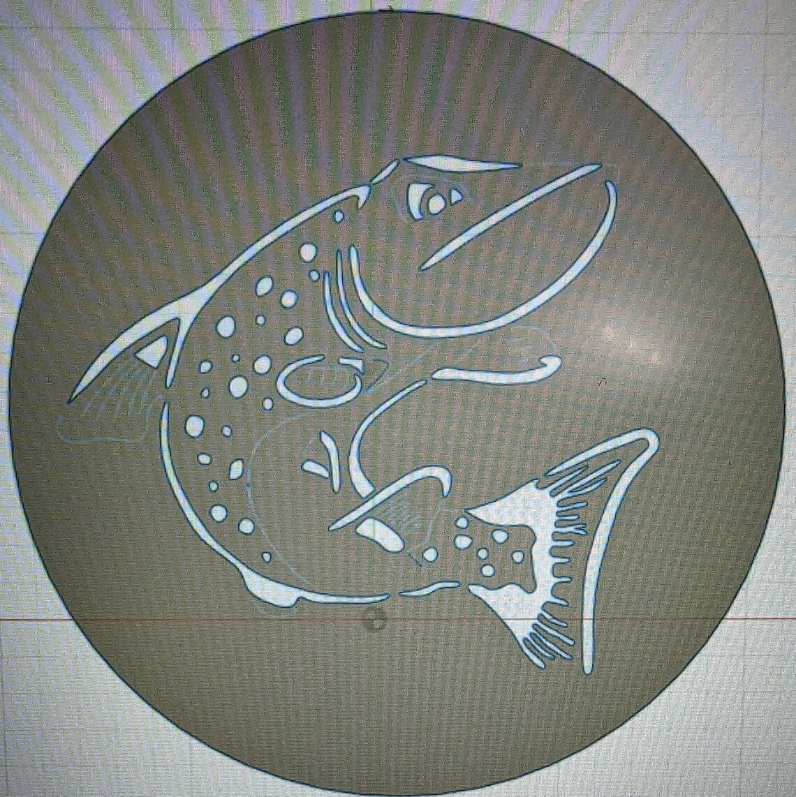 Jumping Fish Cut Out DXF - Etsy