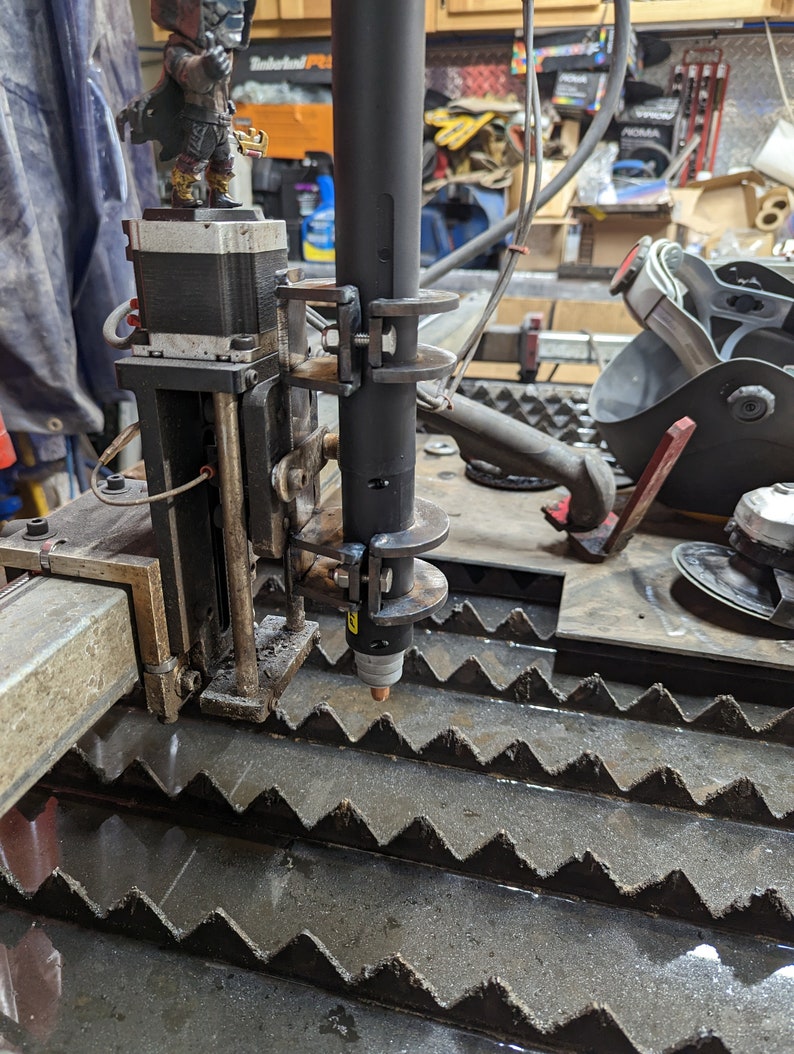 CNC Plasma Machine Torch Mount DXF File - Etsy