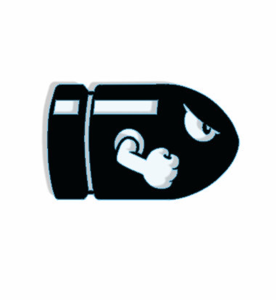 Super Mario Bullet Bill DXF File - Etsy