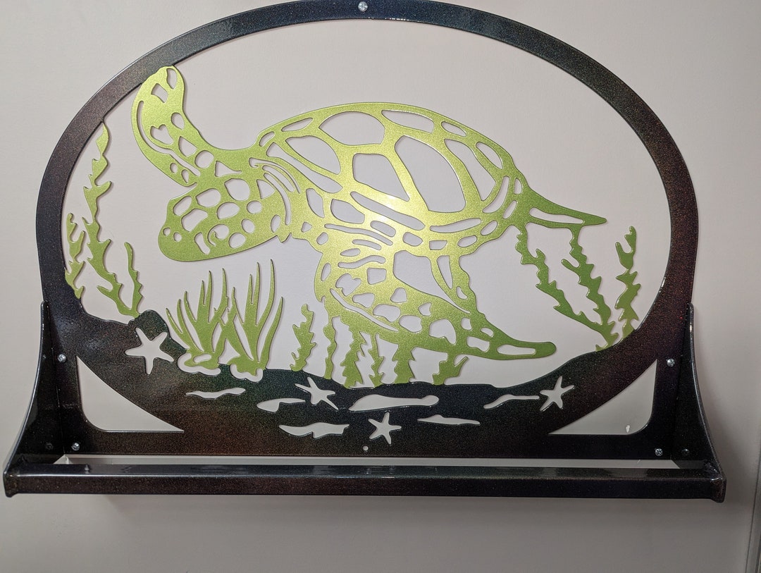 Turtle Towel Rack - Etsy