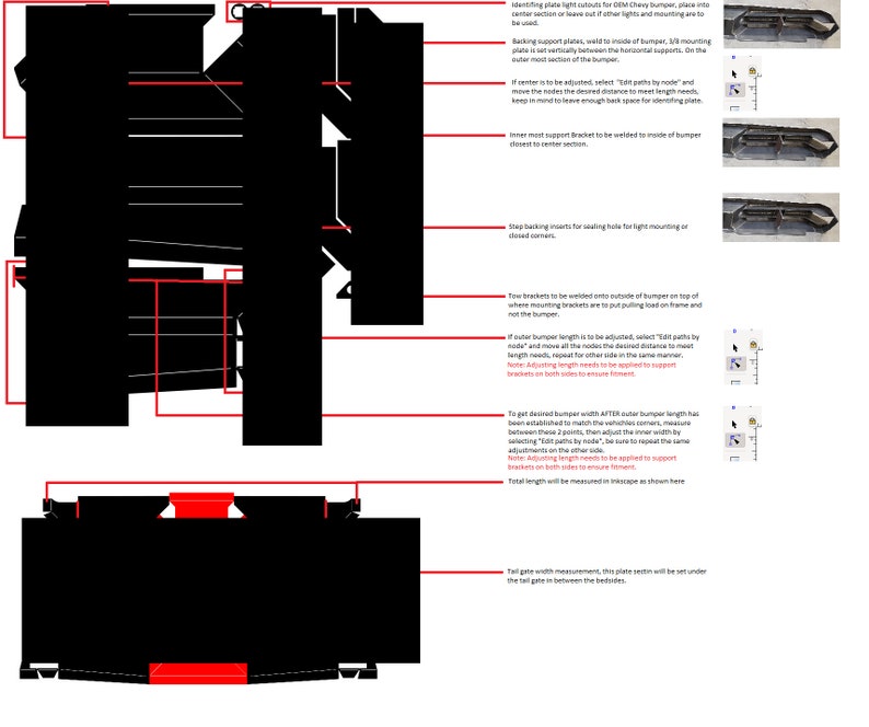 DIY Rear Bumper Plasma Cutting File - Etsy