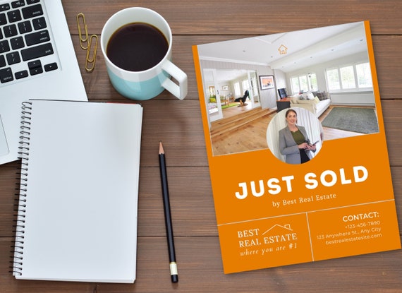 Just Sold Flyer Just Sold Template Just Sold Real Estate - Etsy