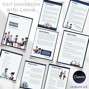 Animated Employee Handbook Template - Etsy