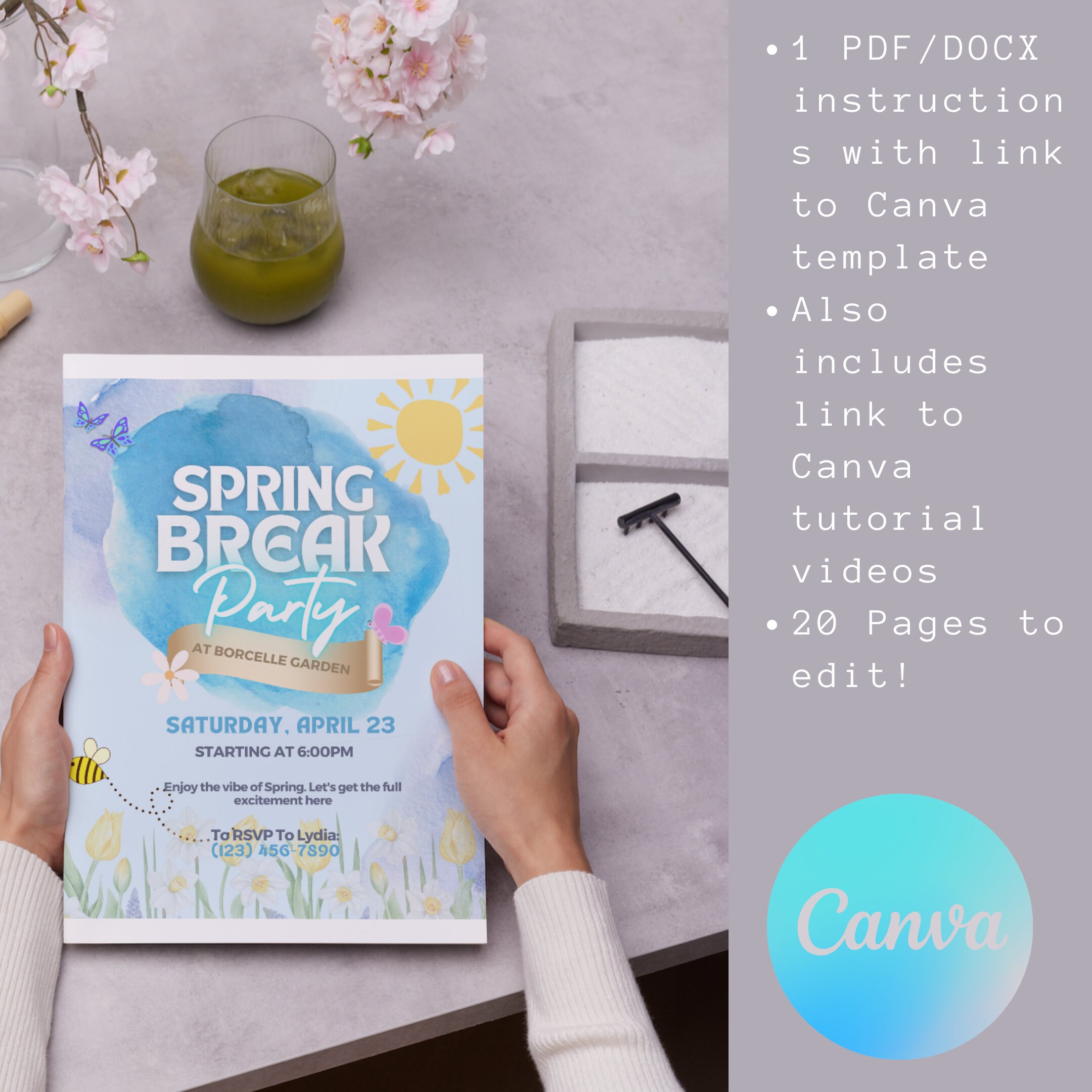 Invitation Variety Pack Template - Etsy