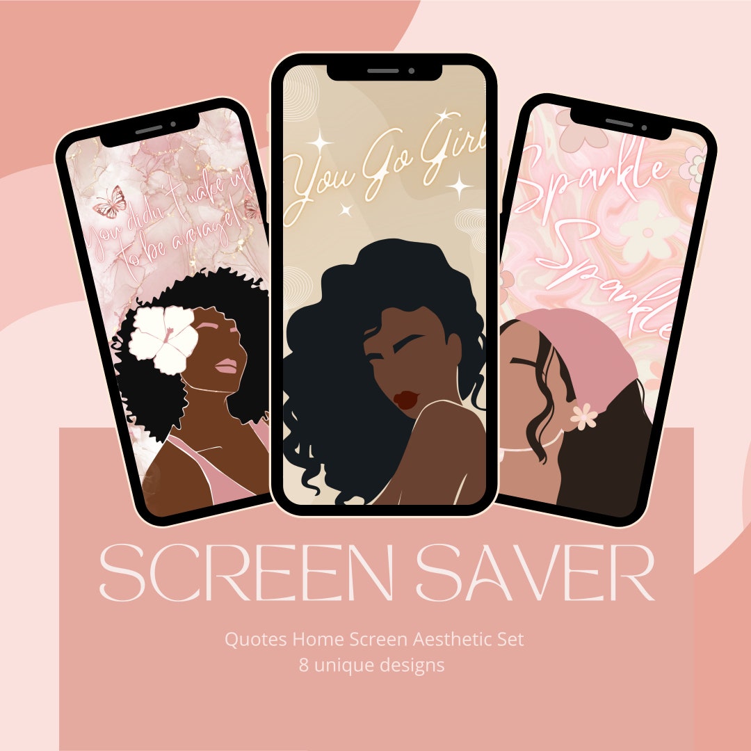 Girl Quotes Home Screen - Etsy