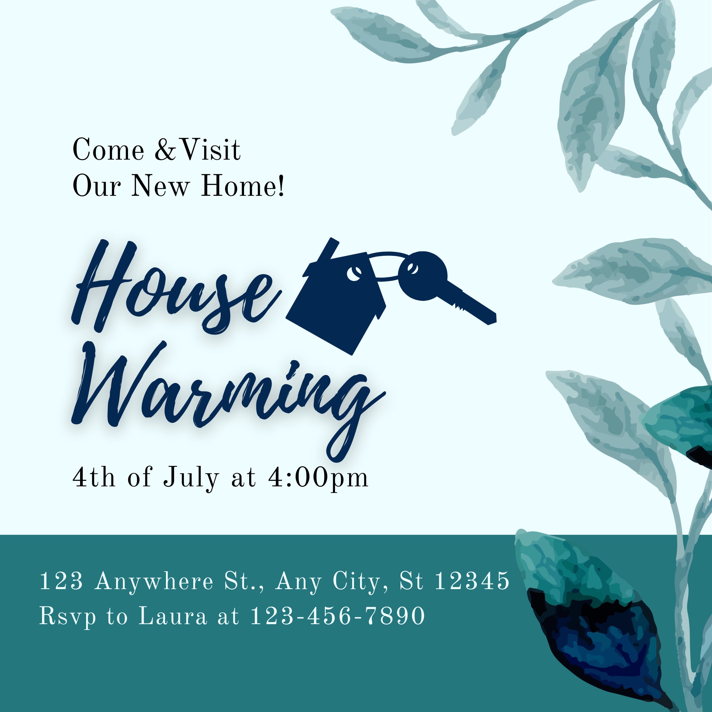 House Warming Invitation Card - Etsy