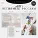 Army Retirement Program Template - Etsy