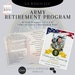 Army Retirement Program Template - Etsy