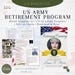 Army Retirement Program 8 Page Template - Etsy