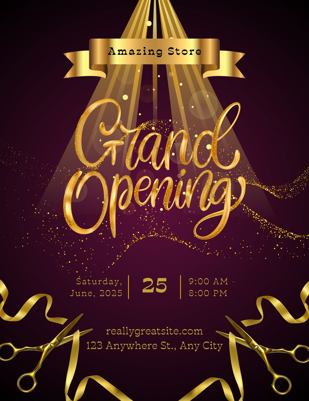Grand Opening Flyer - Etsy