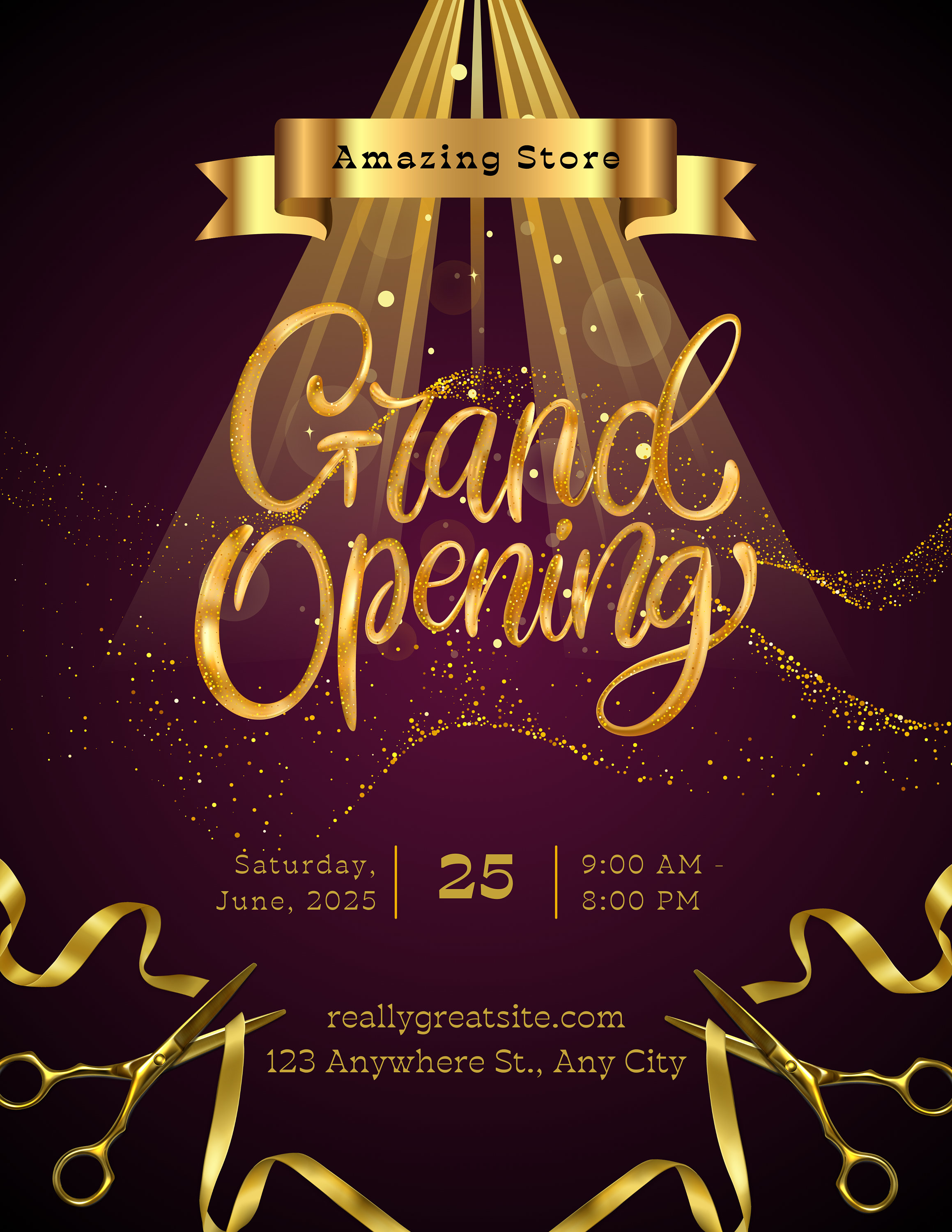 Grand Opening Flyer - Etsy
