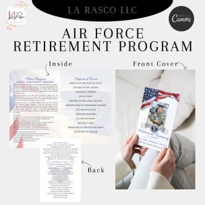 Air Force Retirement Program Template - Etsy