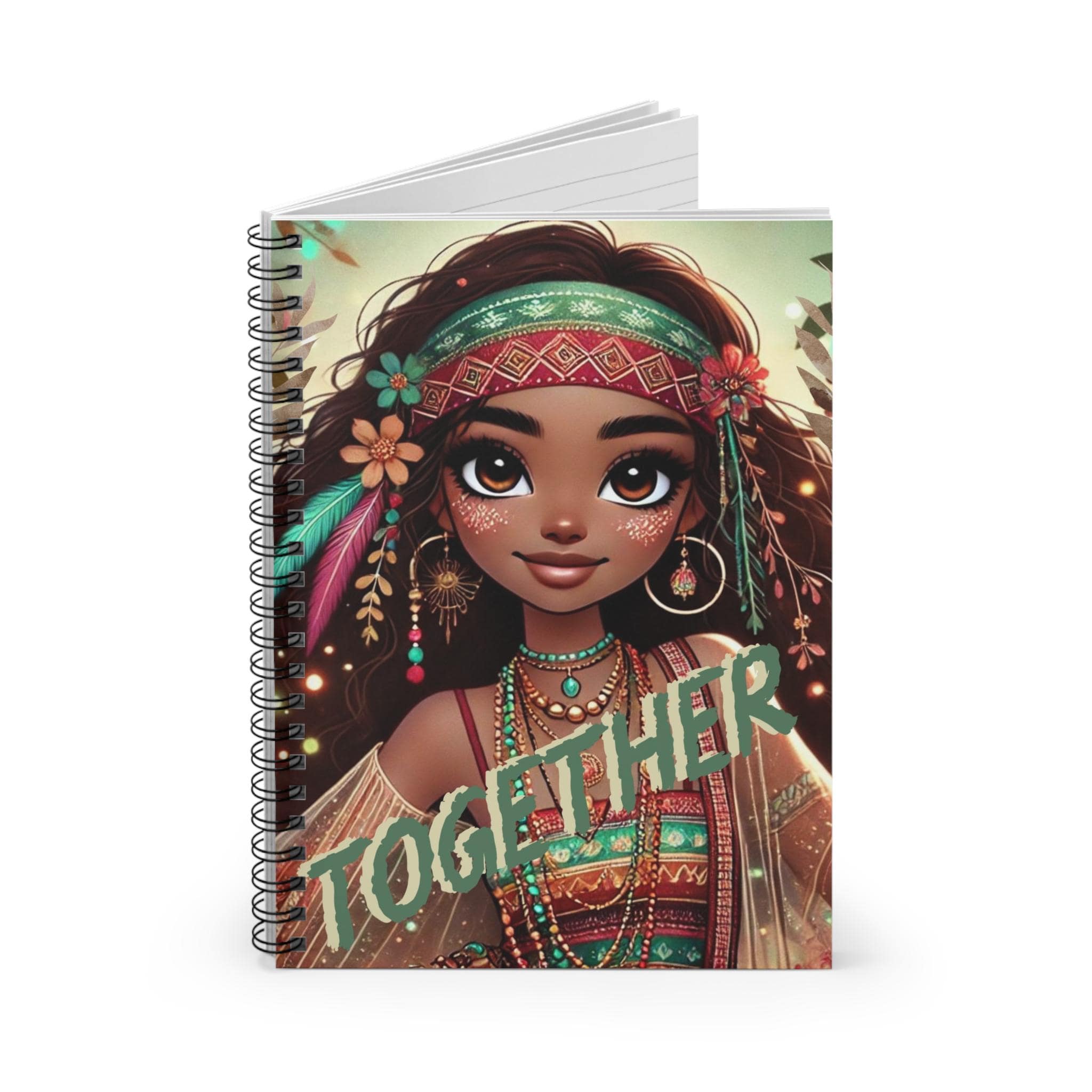 Boho Together Spiral Notebook - Ruled Line - Etsy