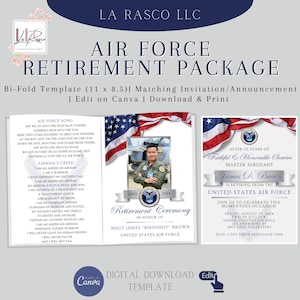 Air Force Retirement Program Package - Etsy