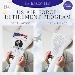 Air Force Retirement Program 8 Page Template - Etsy