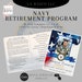Navy Retirement Program Template - Etsy