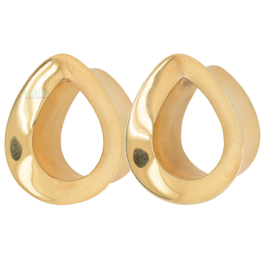 Buddha Jewelry Mayan Teardrop Eyelets - Gold - Etsy