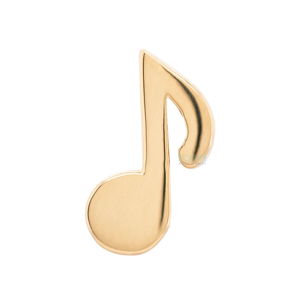 BVLA Music Note Threaded End in Gold - Etsy