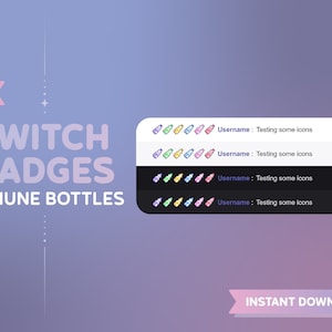 Ramune Bottle Pixel Art Twitch Sub Badges/bit Badges - Etsy