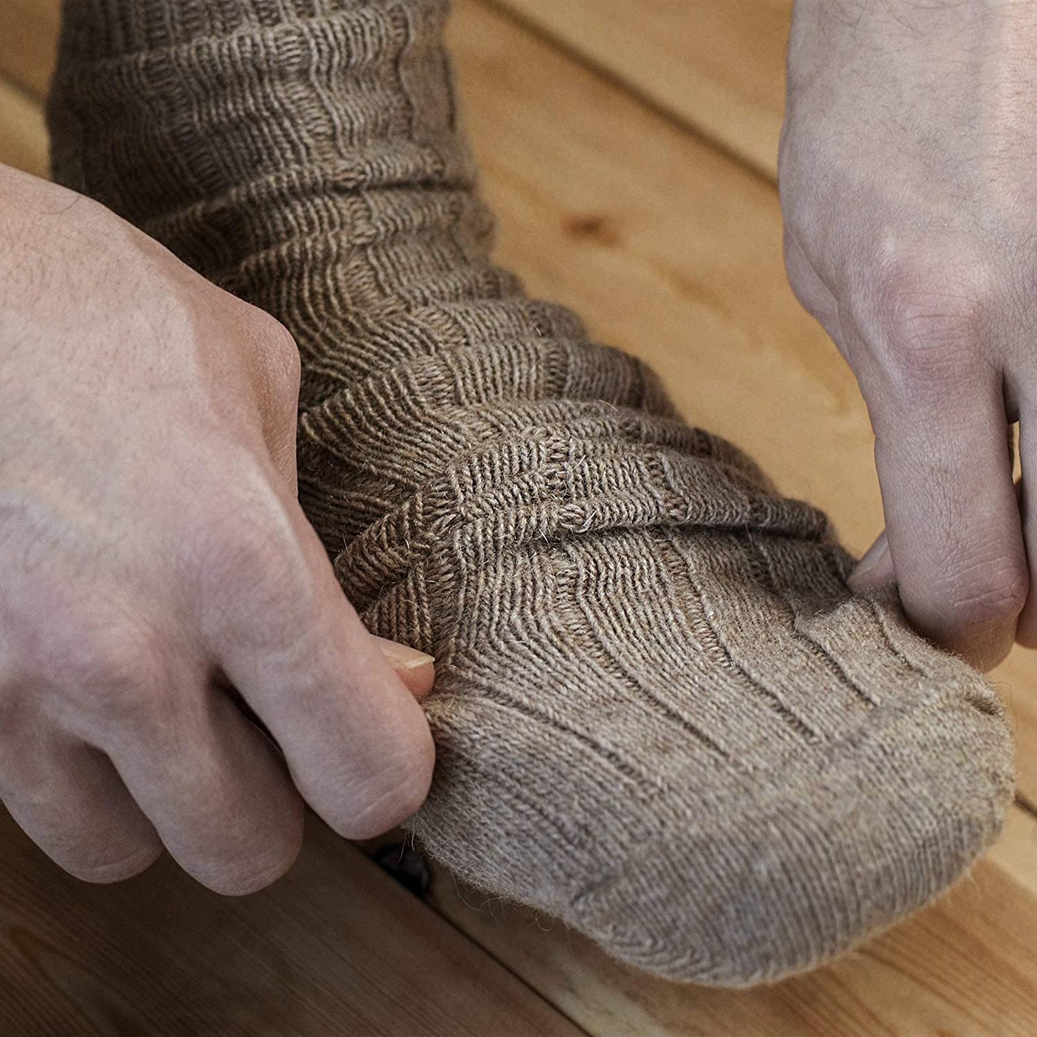 4 PAIRS Alpaca Socks Peruvian Wool Natural Thick Winter Wool Socks for ...