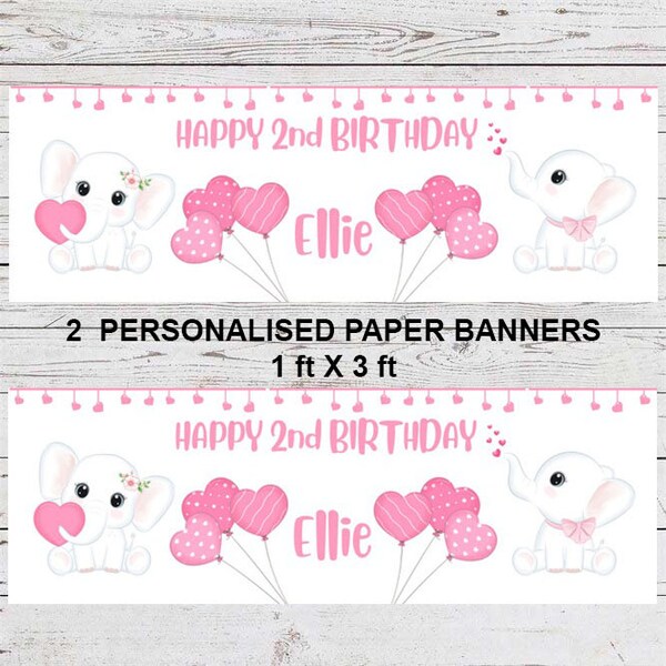 Pink Elephant Theme - Etsy UK