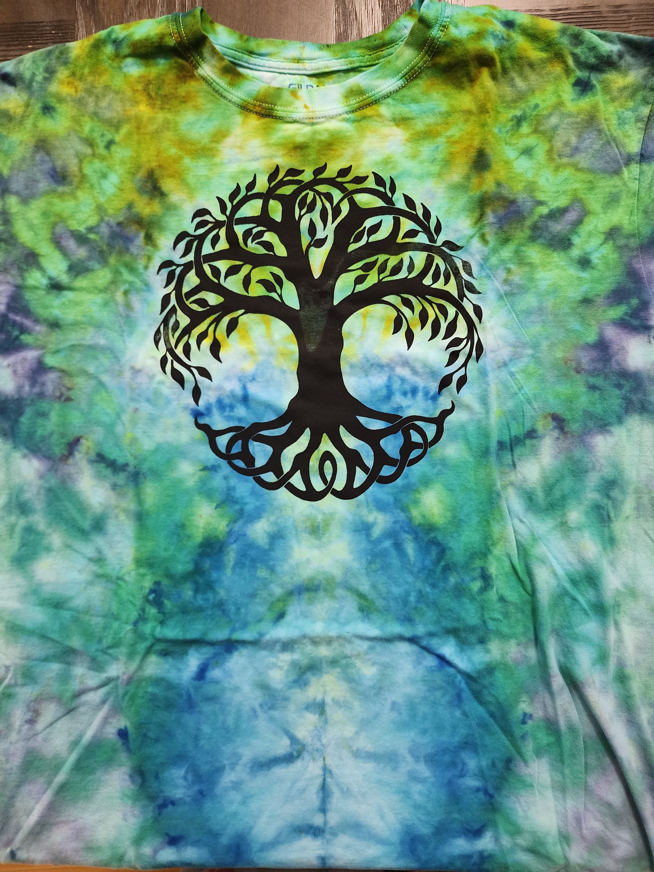 Tie Dye Tree of Life Shirt - Etsy