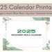 Missionary Meals Calendar Sign up 2025 Monthly Calendars, Digital ...