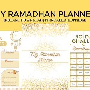 2025 My Ramadan Planner | Instant Download | PRINTABLE | EDITABLE ...