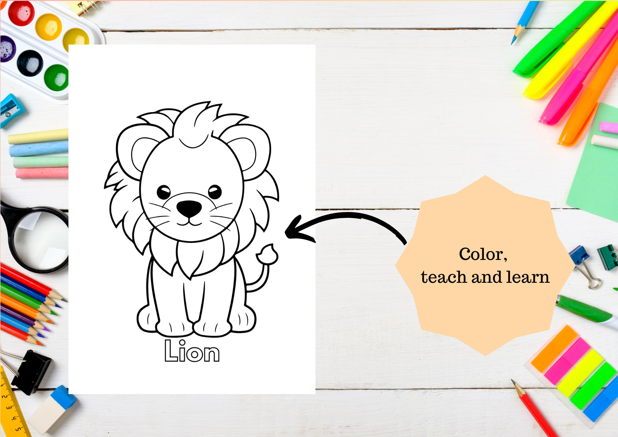 50 Easy Coloring Pages for Kids, Toddlers, Preschoolers Toddlers ...